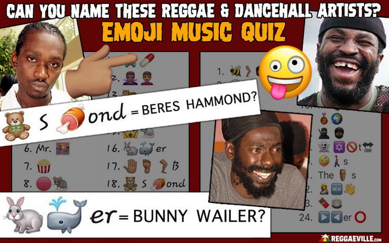 Emoji Music Quiz - Can You Name These 44 Reggae & Dancehall Artists?