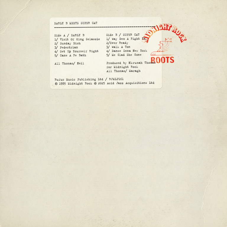 Release: Early B x Super Cat - Early B Meets Super Cat