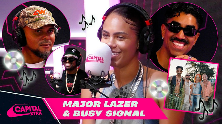 Video: Major Lazer & Busy Signal @ The Reggae Recipe with Ras Kwame | Capital XTRA 9/10/2025