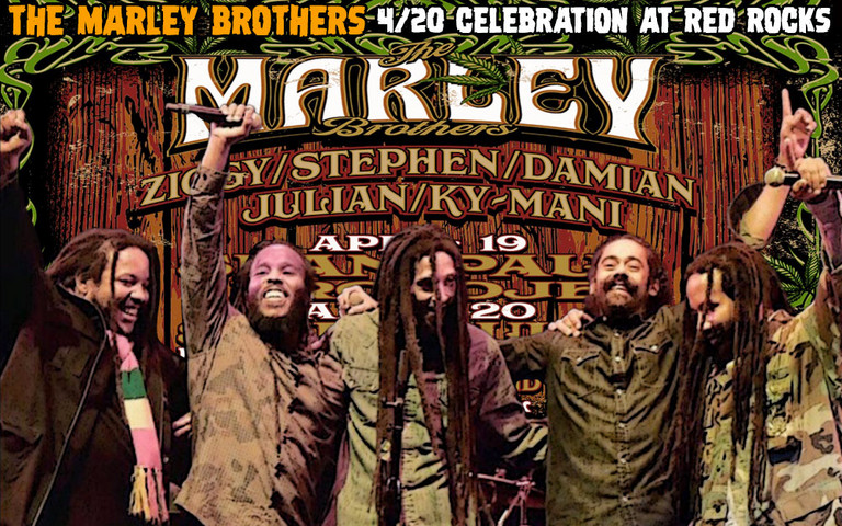 The Marley Brothers Announce 4/20 Celebration at Red Rocks 2023