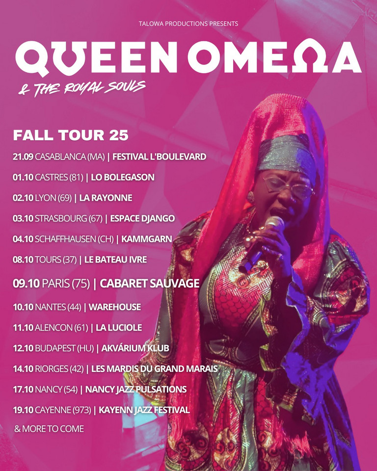 Queen Omega & The Royal Souls - Fall Tour 2025
