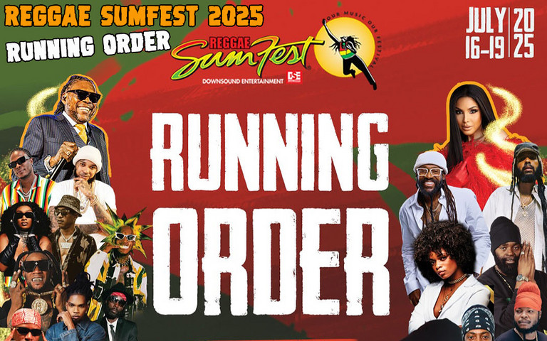Reggae Sumfest 2025 - Running Order & Free Live Stream
