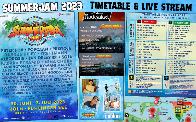 SummerJam 2023 - Running Order, Timetable & Live Stream