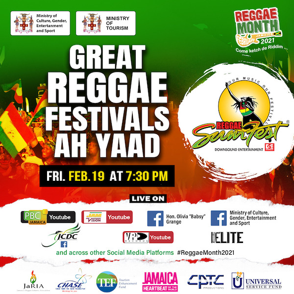 Lineup: Reggae Month 2021