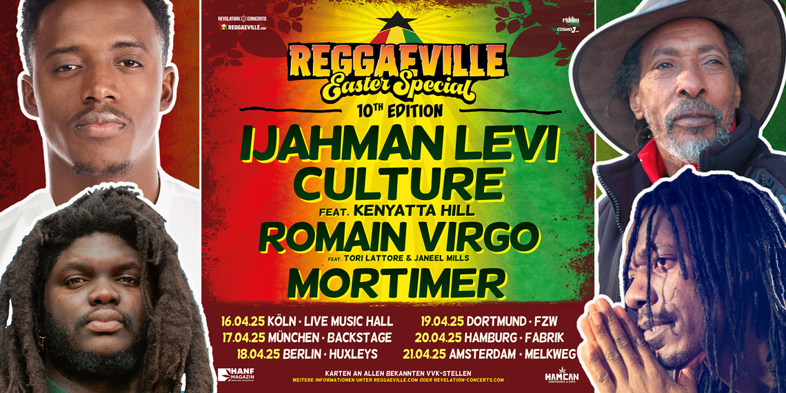 IJahman Levi, Culture, Romain Virgo & Mortimer @ Reggaeville Easter ...
